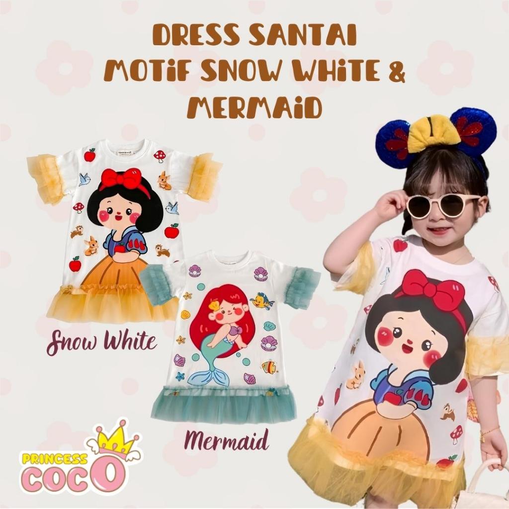 Jual [PRINCESS COCO] princess kesli 1-9 Tahun Dress Santai Motif Kartun ...