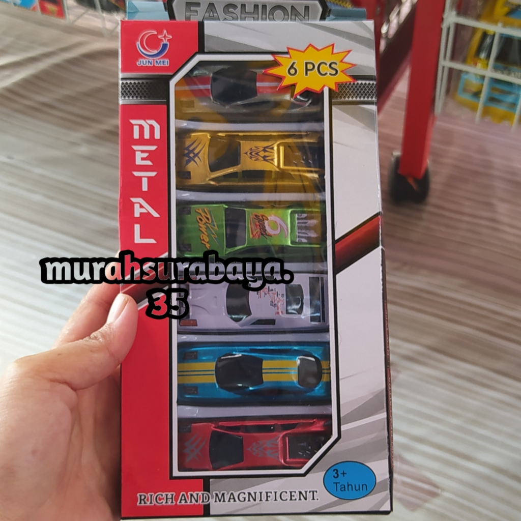 Jual Mobil Mainan Sport Mini 6 Pcs XL 806 | Mainan Mobil Balap Sport ...