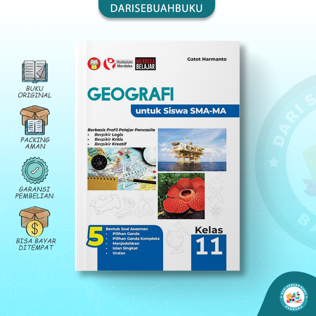 Jual Buku GEOGRAFI SMA/MA Kelas 11 - Kurikulum MERDEKA - Buku Pelajaran ...