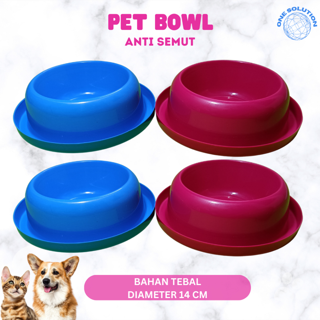 Jual TEMPAT MAKAN KUCING ANTI SEMUT SINGLE | ANTI LICIN PET BOWL LUCU ...