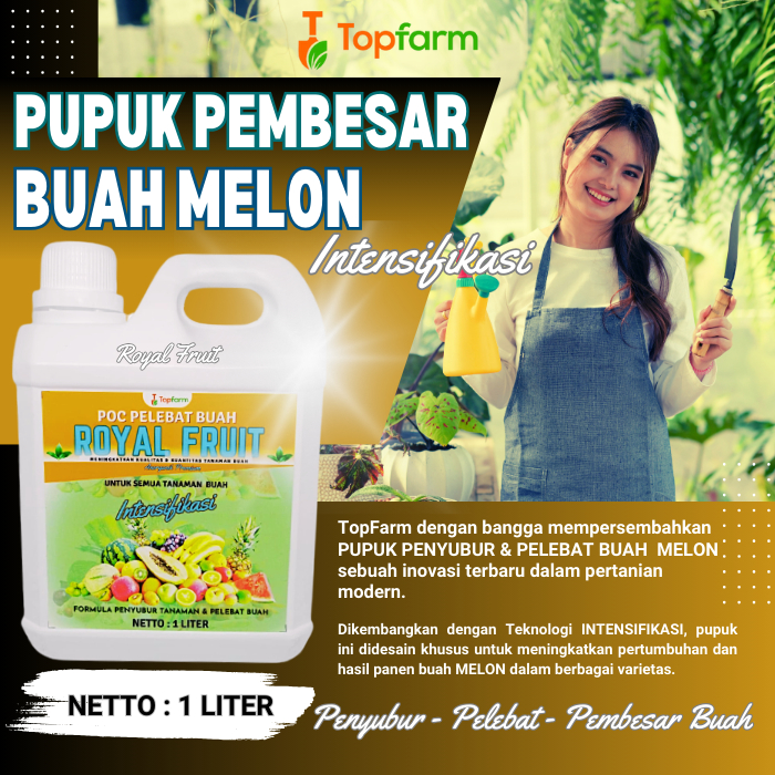 Jual Pupuk Buah Melon / Pupuk Cair Untuk Buah Melon / Pupuk Khusus Buah Melon / Pupuk Booster ...