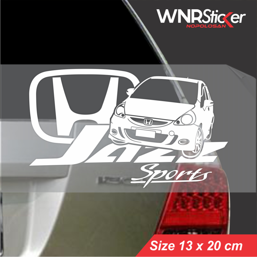Jual Stiker Variasi Kaca Mobil Honda Jazz 1 warna | Shopee Indonesia