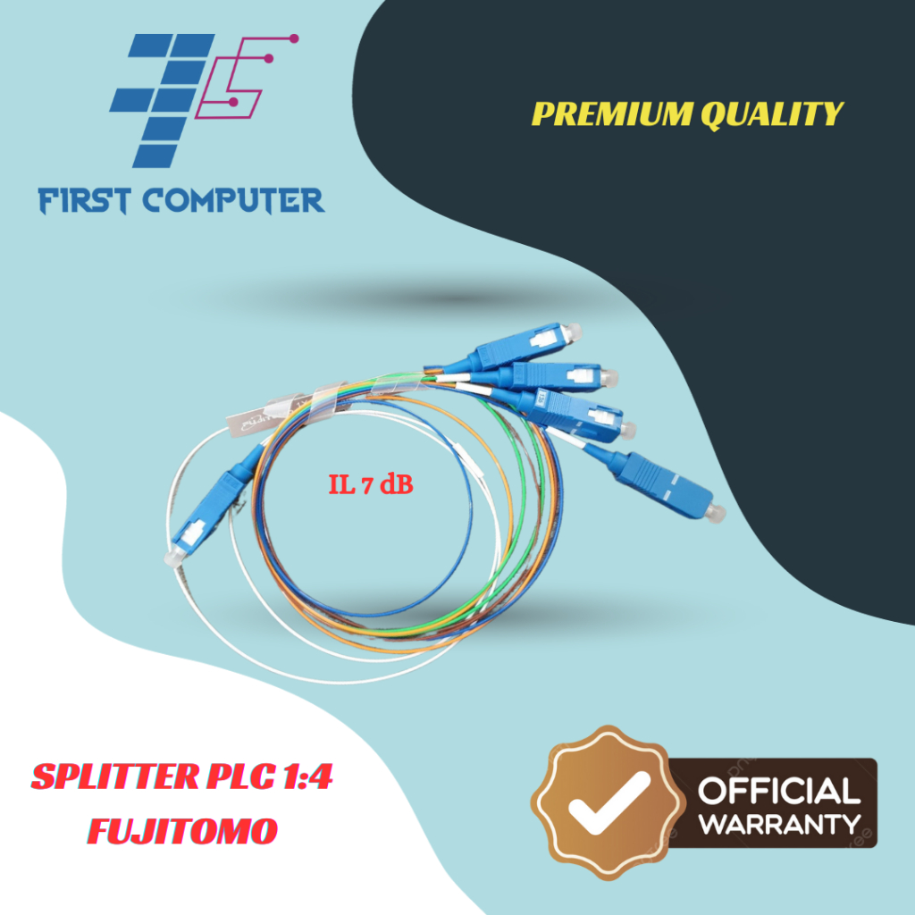 Jual Passive Splitter Fiber Optic 1:4 PLC FUJITOMO SC-UPC | Shopee ...