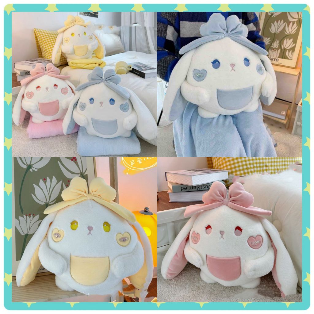 Jual [KKS] B065 Boneka Balmut Bunny Coquette 3in1, Bantal Selimut Lucu ...