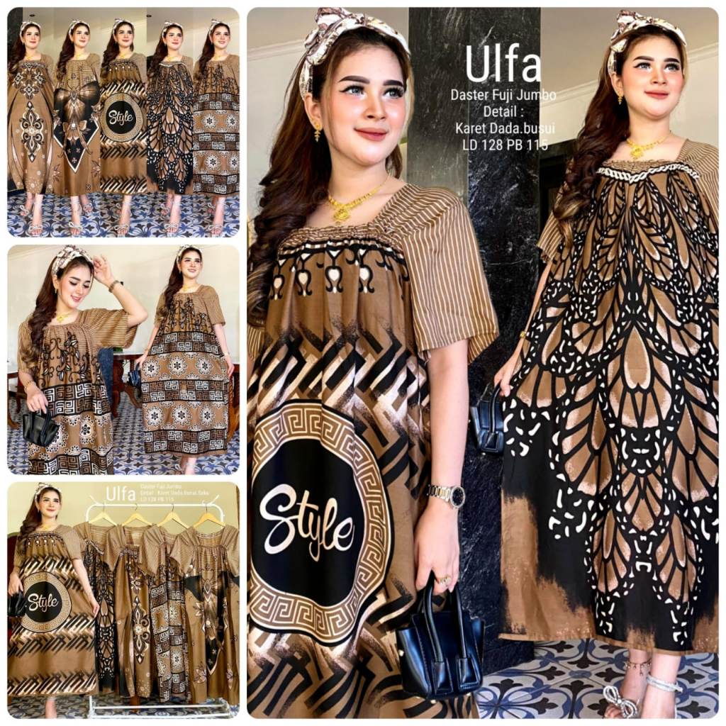 Jual Daster Baju daster kekinian Jumbo Viral Amora Susun Serut Dada ...