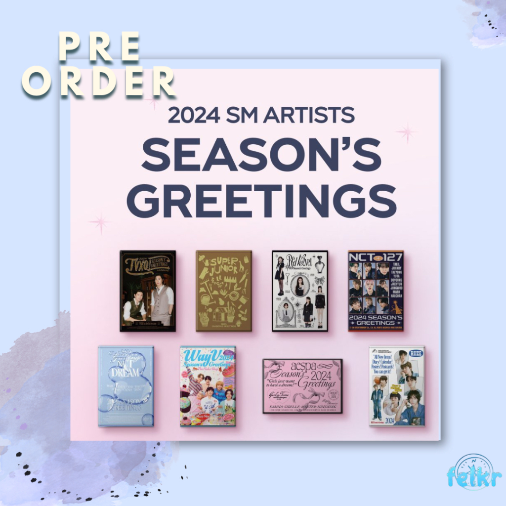 Jual [DEPE - BACA DESKRIPSI] YES24 SM Artist 2024 Season Greetings TVXQ SUJU Red Velvet NCT127 ...