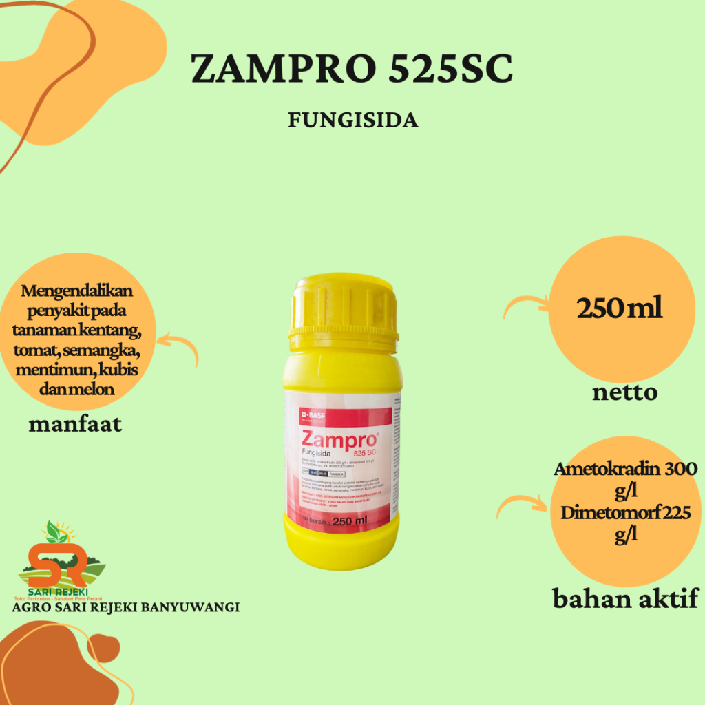 Jual ZAMPRO 525SC 250ML FUNGISIDA AMETOKTRADIN DAN DIMETOMORF | Shopee ...