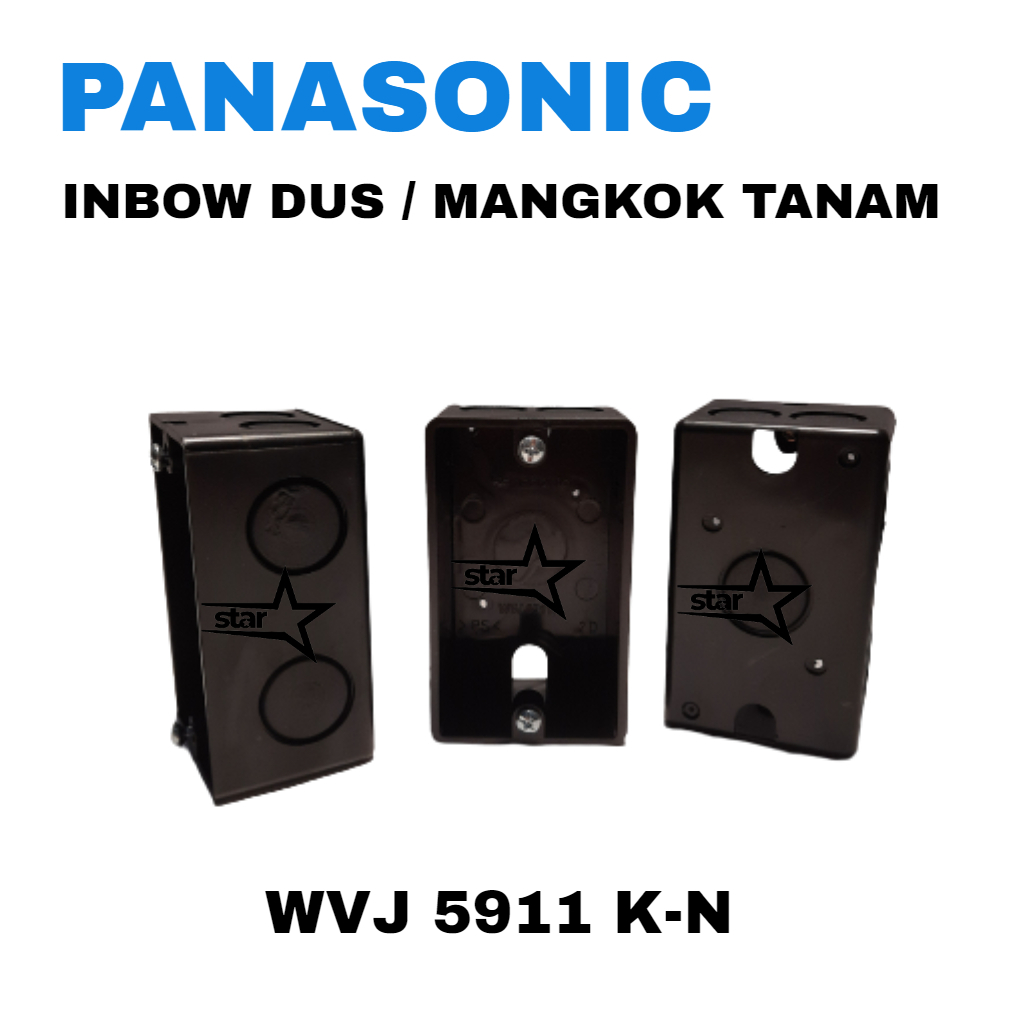 Jual Inbow Dus Panasonic WVJ 5911 K-N / Mangkok Tanam Panasonic Persegi ...