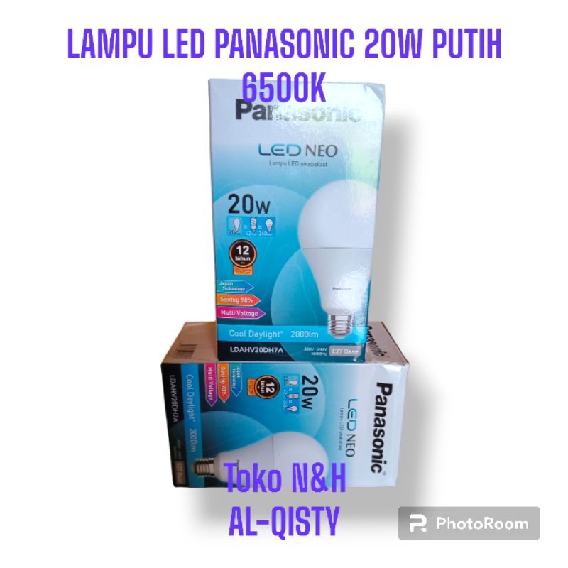 Jual LAMPU LED PANASONIC 20W PUTIH COOL DAYLIGHT | Shopee Indonesia