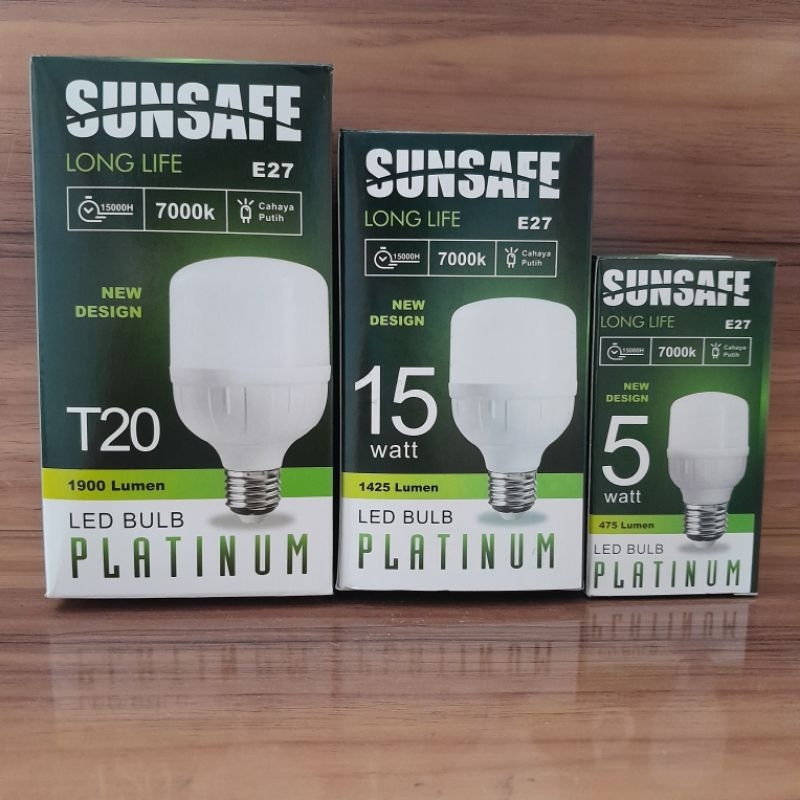 Jual Lampu led sunsafe Platinum murah 5 wat,15 wat,T20 | Shopee Indonesia