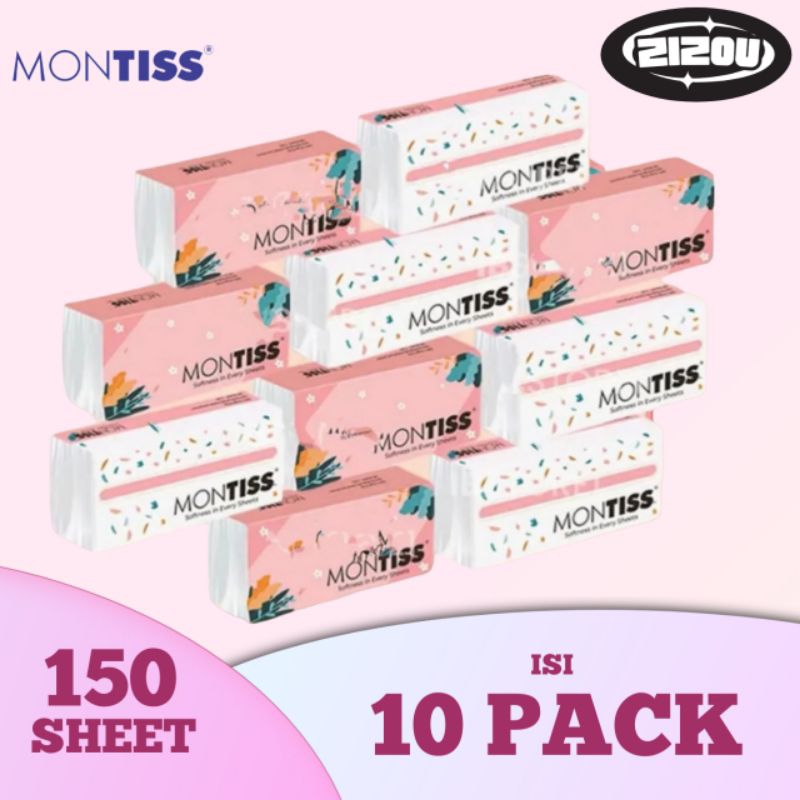 Jual 10 PCS Tissue montis 150 sheet, faciall tisu tissu tiisu tisuu ...