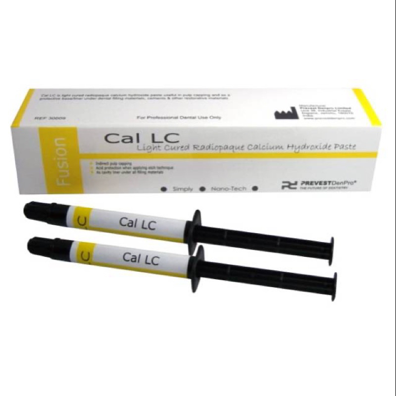 Jual CAL LC / PULP CAPING / LIGHT CURE CAVITY LINER 1 SYRINGE/ calcimol ...