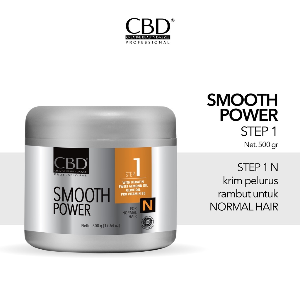 Jual CBD PROFESSIONAL SMOOTH POWER STEP 1 N FOR NORMAL 500GR | Shopee ...