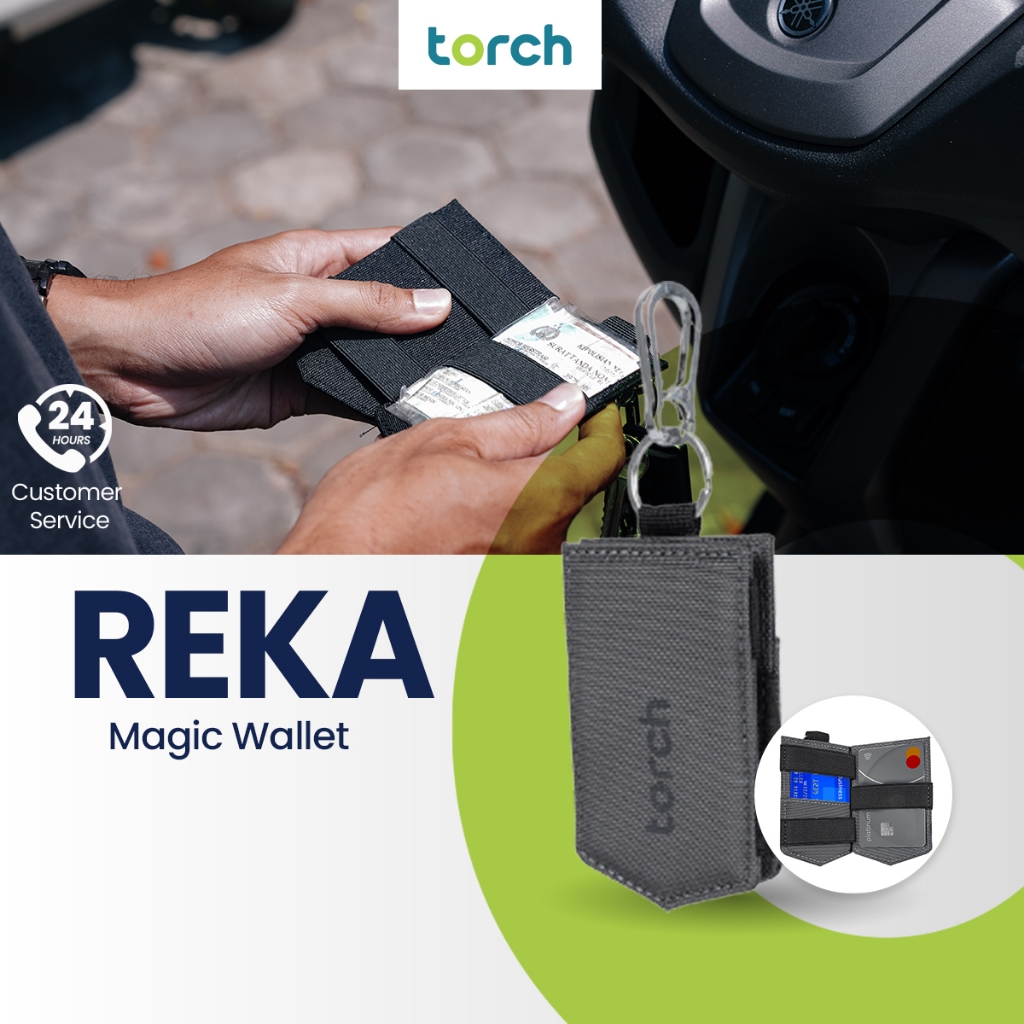 Jual TORCH Reka Magic Wallet Slim Wallet Card Holder Dompet Kartu ...