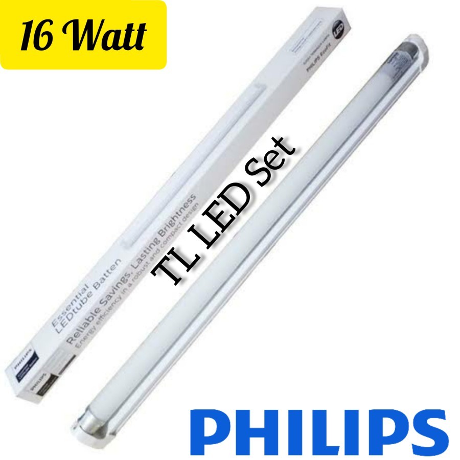Jual PHILIPS Lampu TL LED set BN015C 16W 6500k120cm | Shopee Indonesia