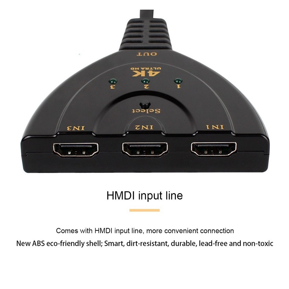 Jual (acckomputer_11) HDMI SWITCH 3 PORT 3 INPUT 1 OUTPUT | Shopee ...
