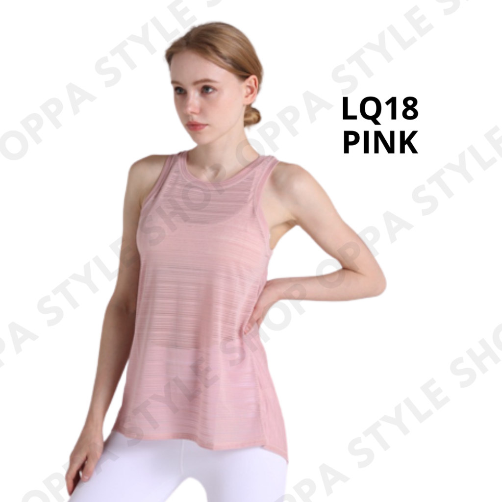 Jual Oppa Style Shop Tanktop Olahraga Wanita Tanktop Workout Sport Gym ...