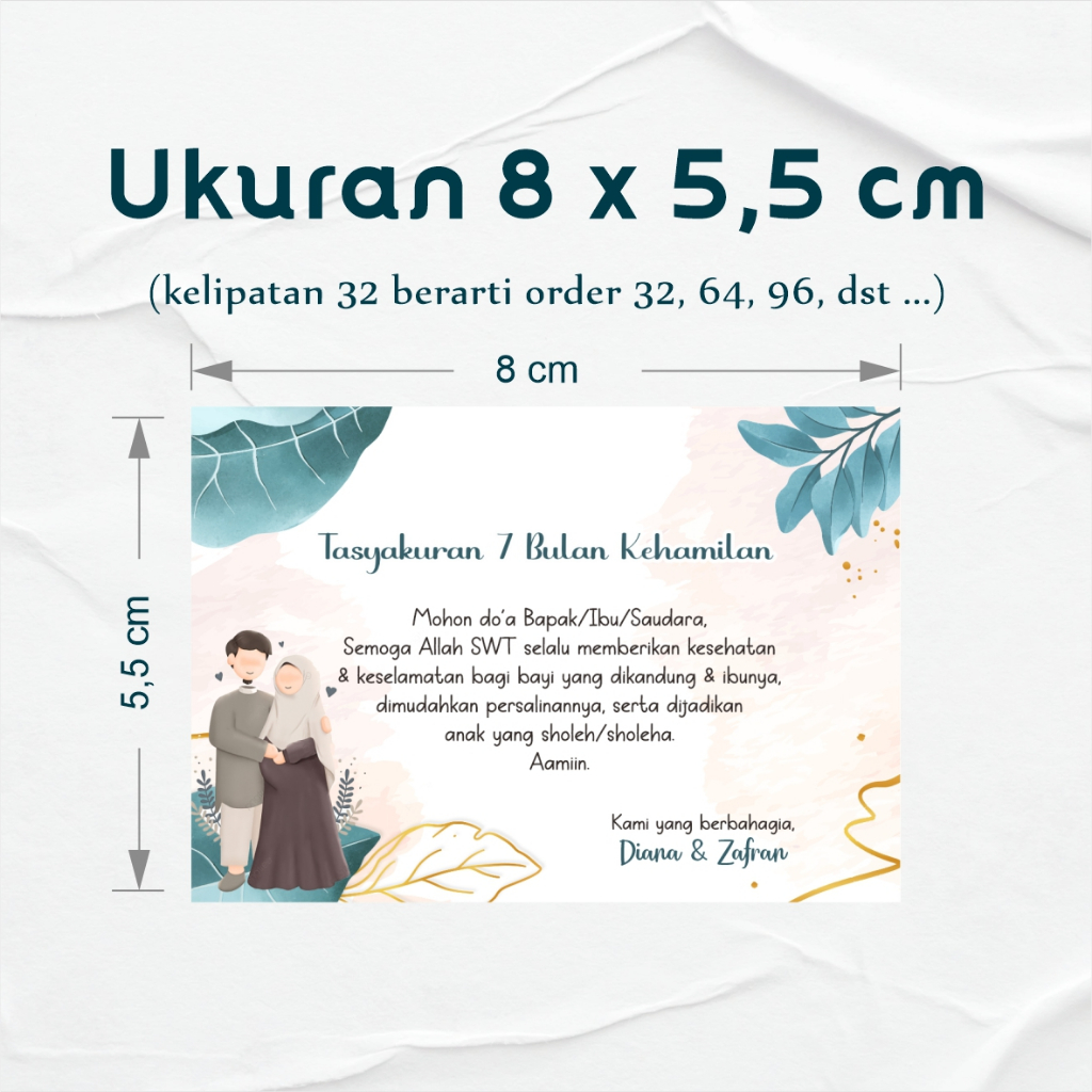 Jual STIKER SYUKURAN HAMIL / STIKER TASYAKURAN HAMIL / IBU HAMIL ...