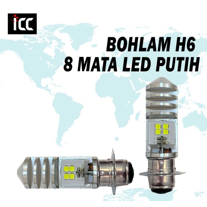 Jual Lampu LED H6 8 Mata LED Brand ICC | Shopee Indonesia