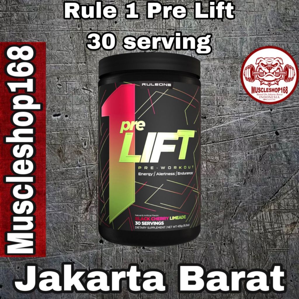 Jual Rule 1 Pre LIFT 30 Serving R1 Ruleone Rule One Pre Workout Rule1 ...