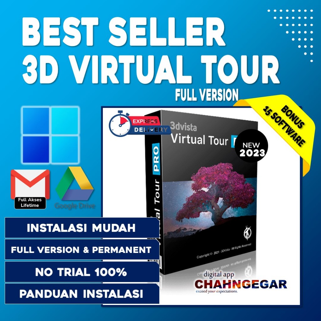 Jual 3DVista Virtual Tour Suite 2023 Full Version Lifetime Software 3D Vista 2023 panorama dan ...