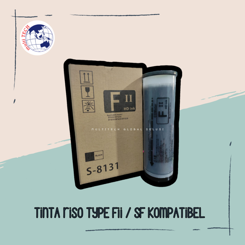 Jual Tinta Riso Hitam tipe FII Kompatibel | Shopee Indonesia
