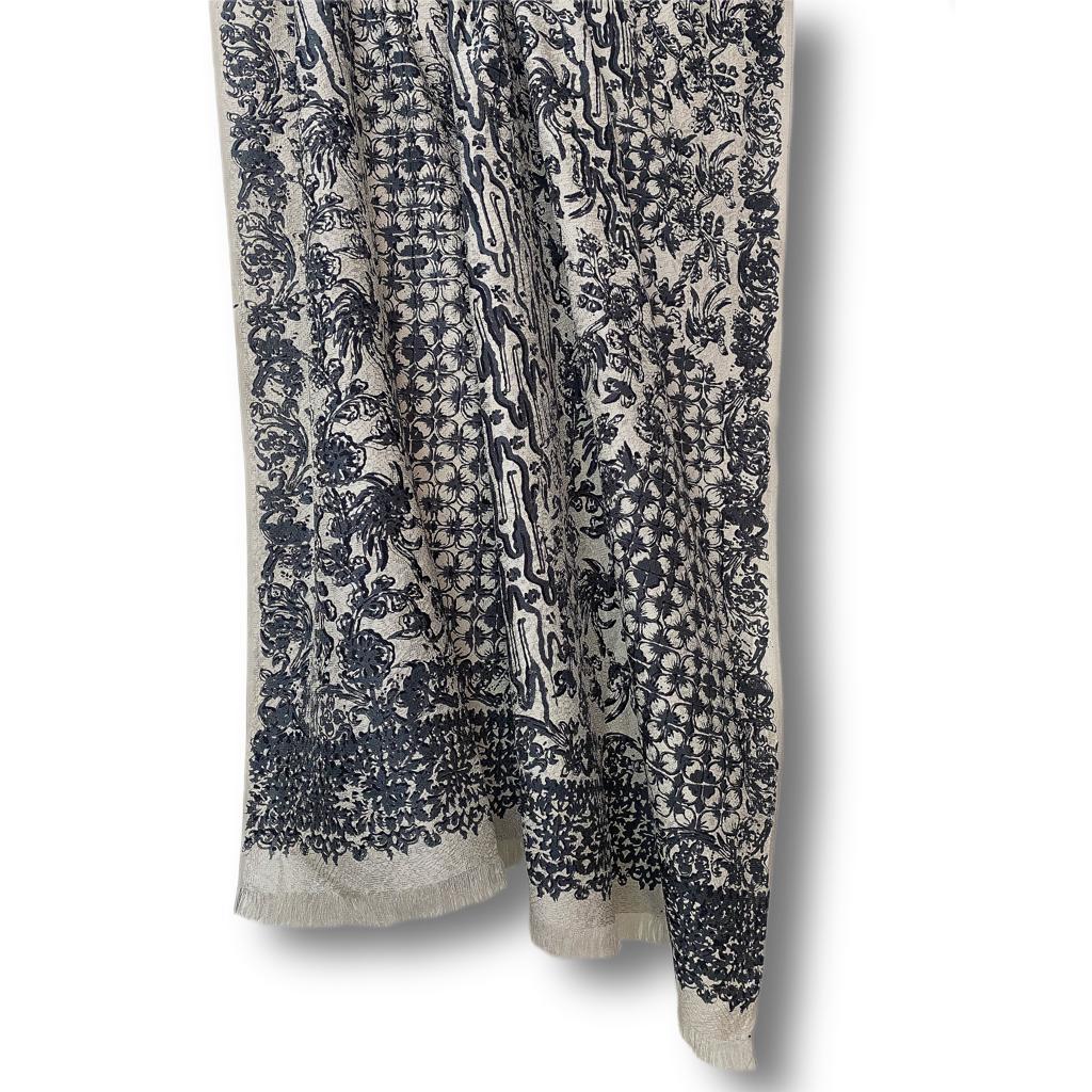 Jual ALLEIRA BATIK STOLA SILK ATBM GRAY 01144/MR | Shopee Indonesia