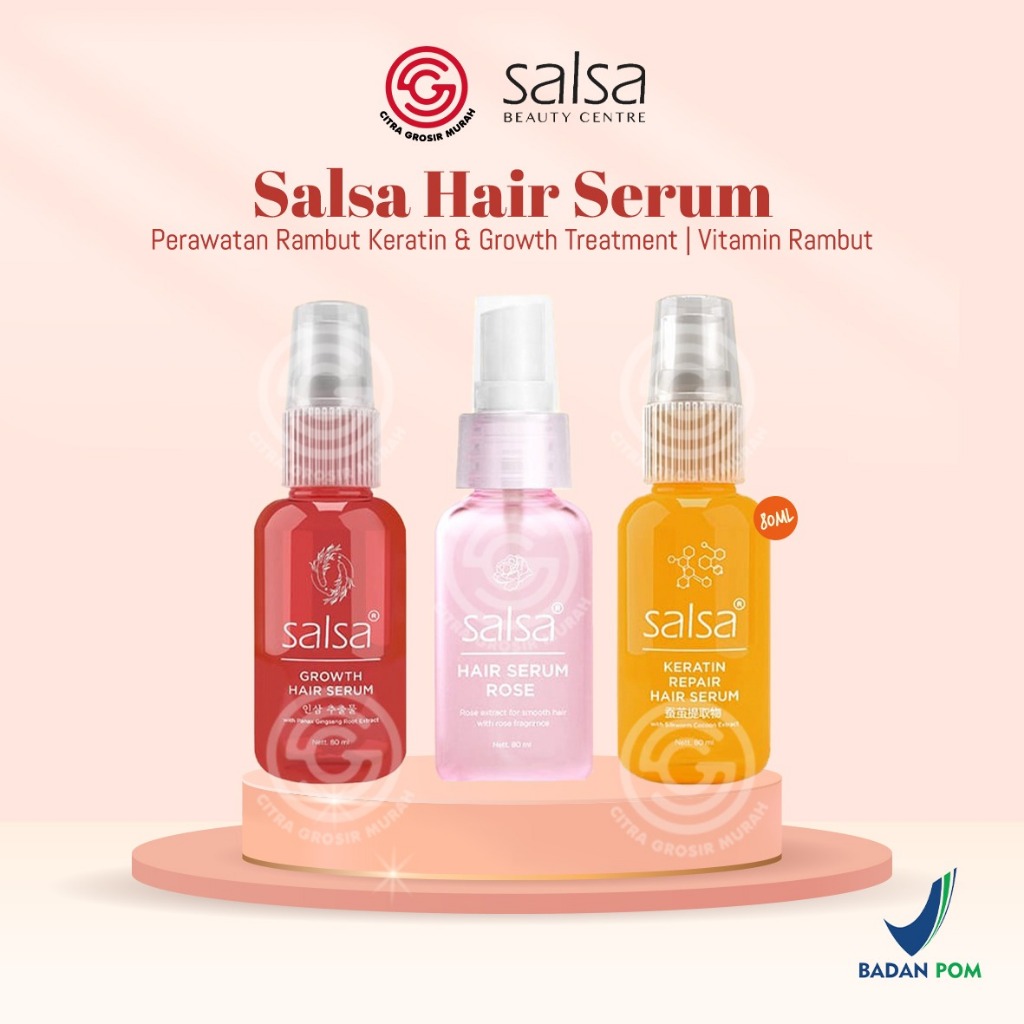 Jual SALSA Hair Serum || Perawatan Rambut Keratin & Growth Treatment ...