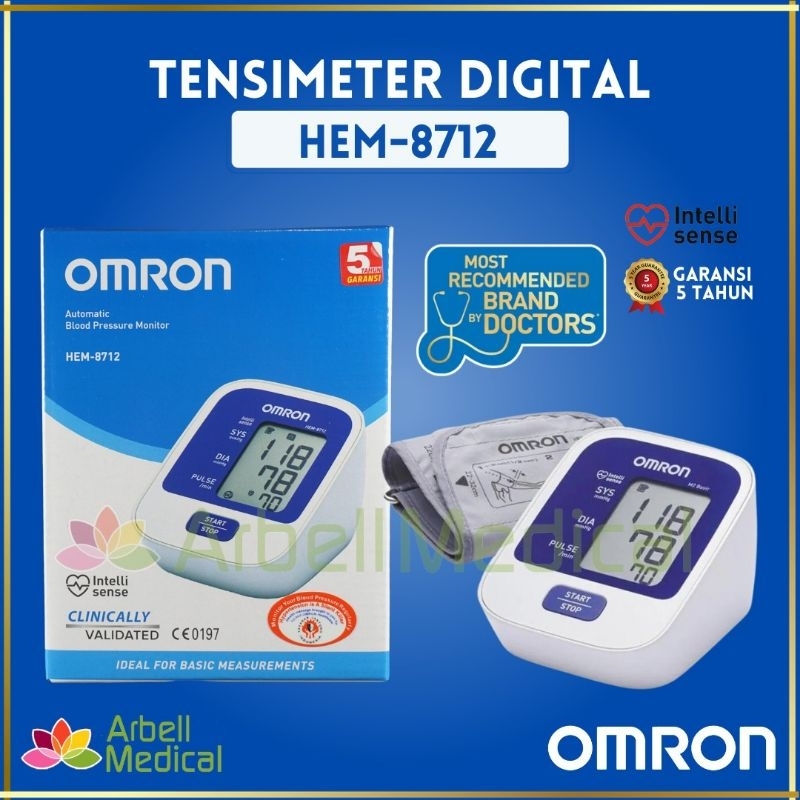 Jual Tensimeter Digital Omron Hem 8712 | Shopee Indonesia