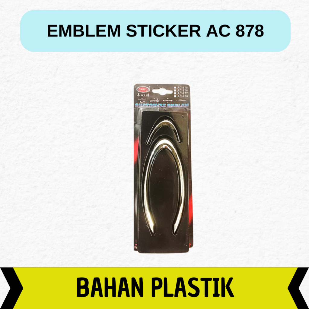 Jual EMBLEM STICKER AC 878 | Shopee Indonesia