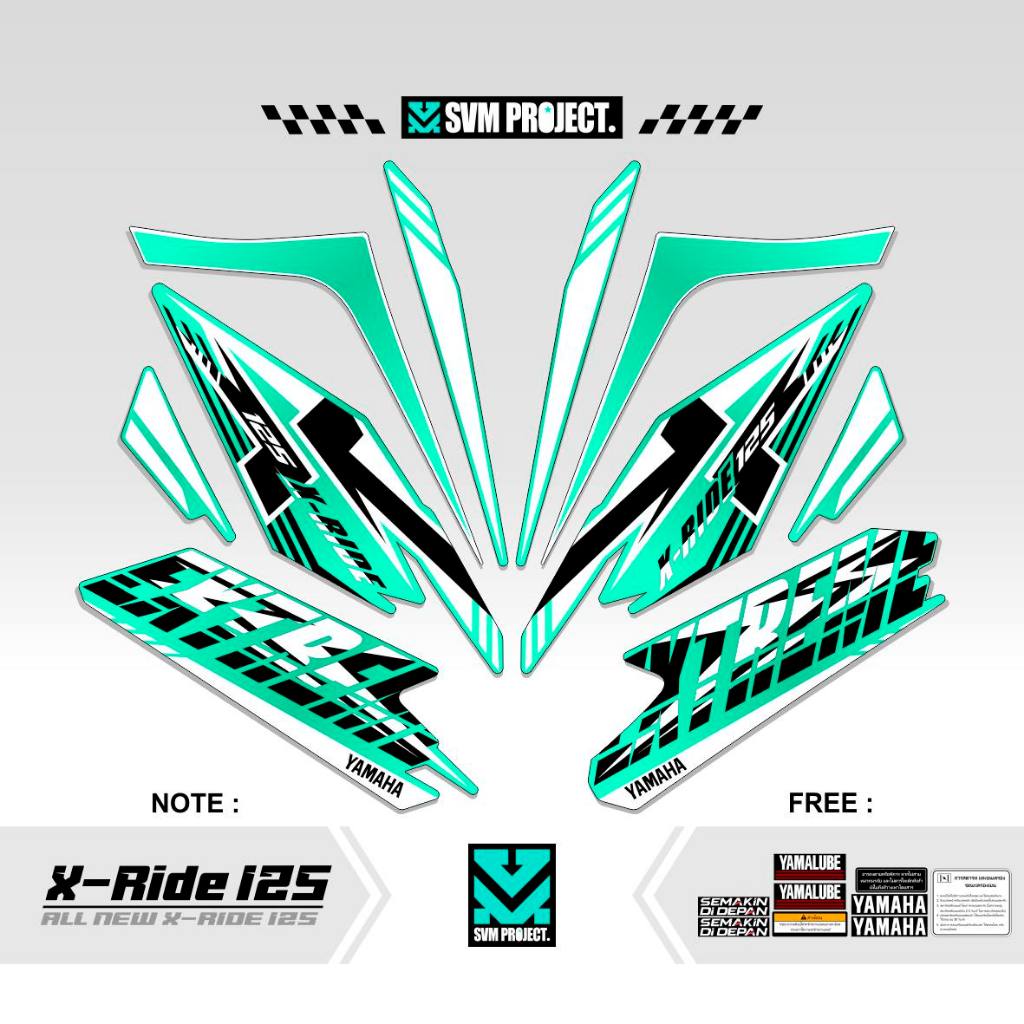 Jual STRIPING X-RIDE NEW MOTIF 9 / STICKER X-RIDE NEW 125 / STIKER ...