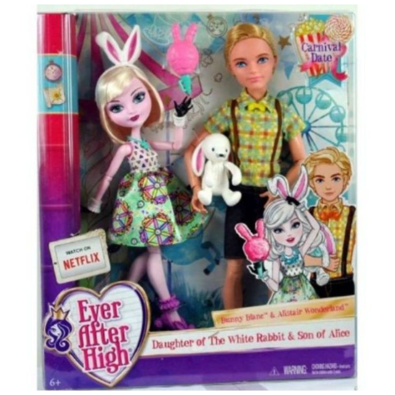 Jual ever after high bunny Blanc dan Alistair wonderland | Shopee Indonesia