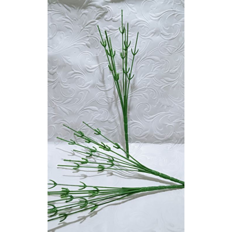 Jual kawat tangkai bunga artificial cabang 7 bahan kerajinan tangkai ...