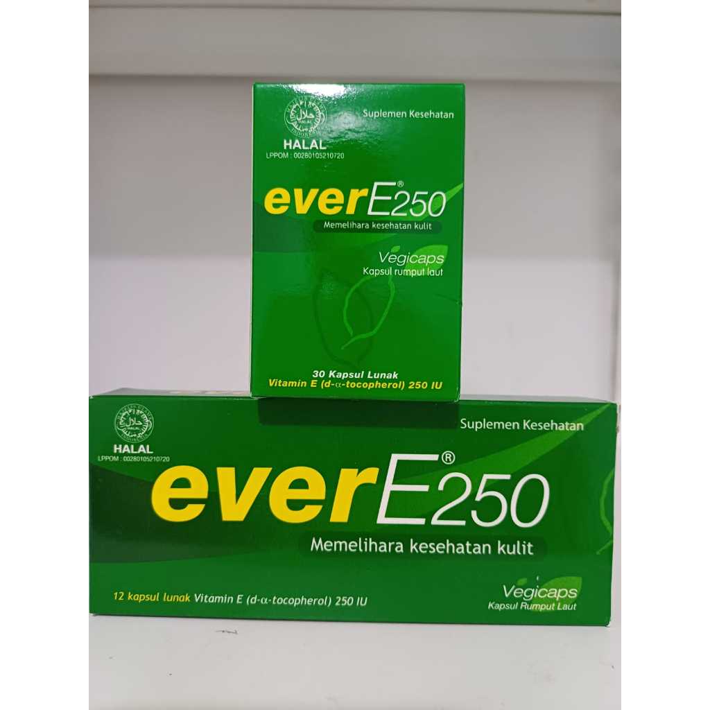 Jual Ever E250 / kapsul rumput laut untuk memelihara kesehatan kulit(12 kaps/30 kaps) | Shopee ...