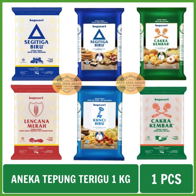 Jual Aneka Tepung Terigu Bogasari 1kg Tepung Segitiga Biru Lencana ... Jual Aneka Tepung Terigu Bogasari 1kg Tepung Segitiga Biru Lencana ...