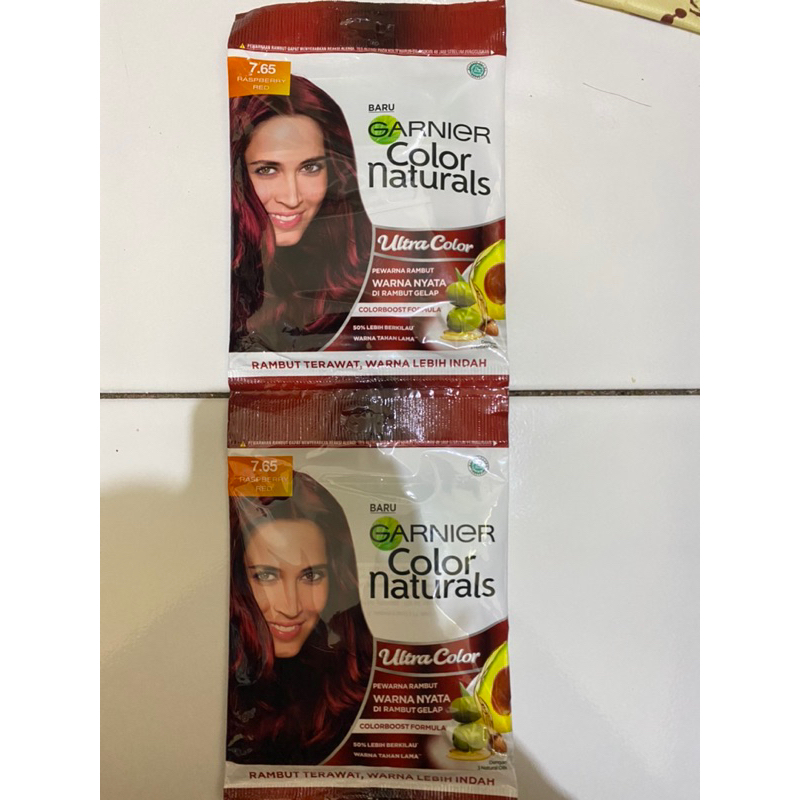 Jual Garnier Color Naturals Sachet Raspberry Red | Shopee Indonesia