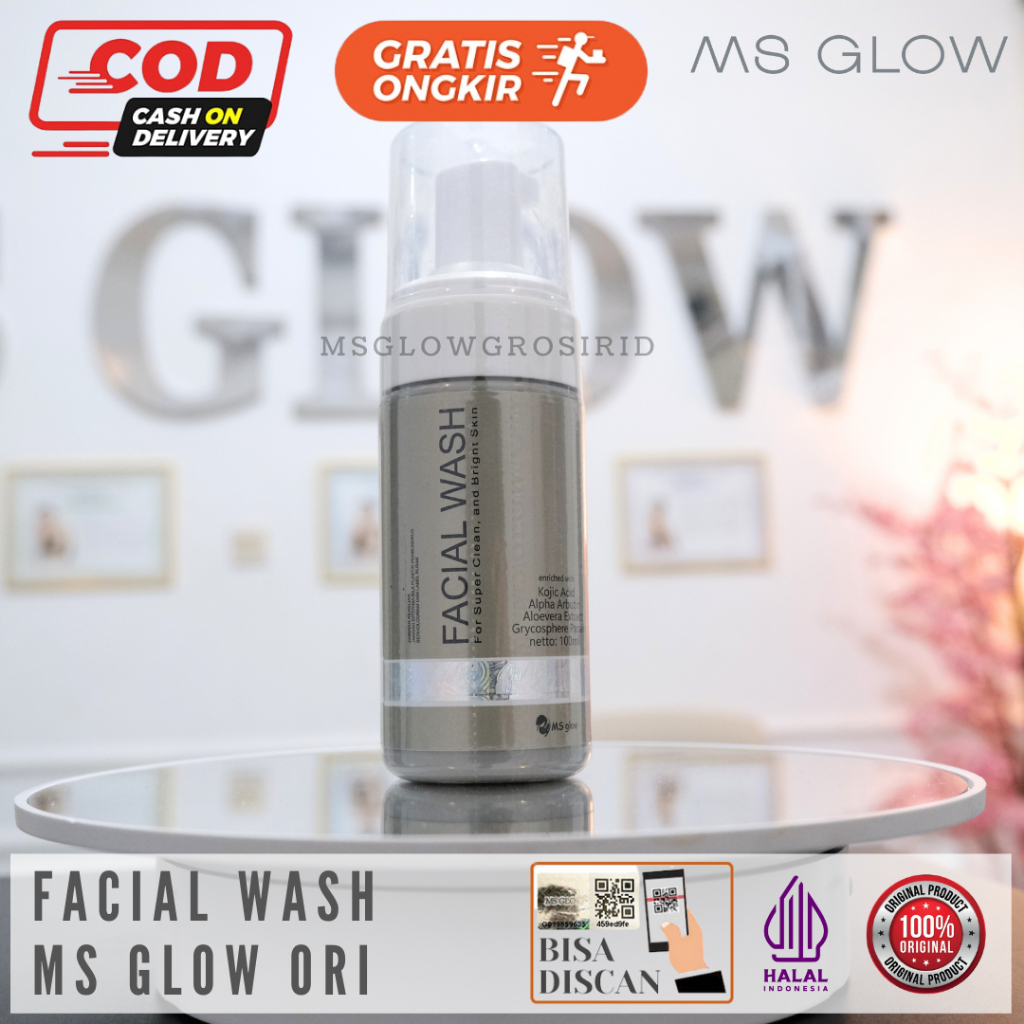 Jual Facial Wash MS Glow Sabun Wajah Muka Fesel Was MSGLOW Ori | Shopee ...