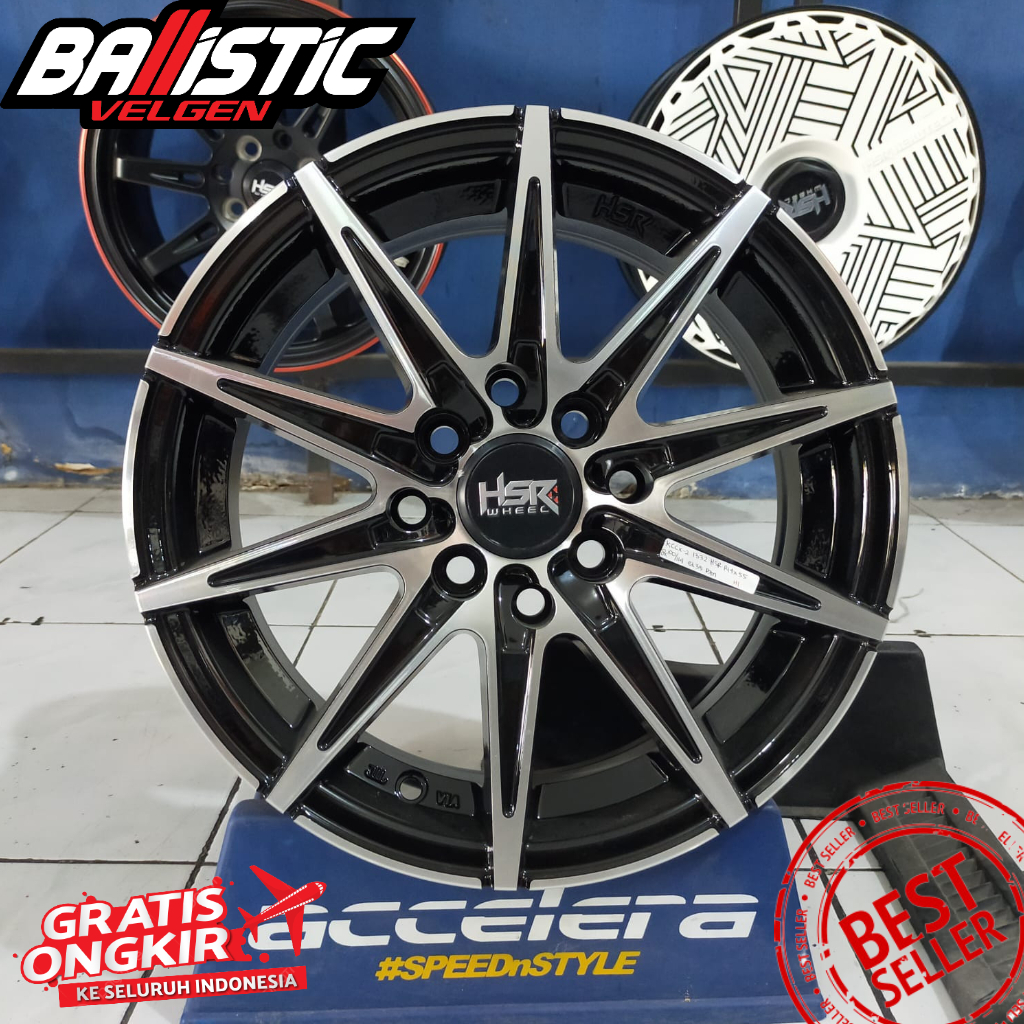 Jual Velg Mobil Wuling AIR-EV HSR KCCX Ring 14 Lebar 5,5 Et35 Black Polish | Shopee Indonesia
