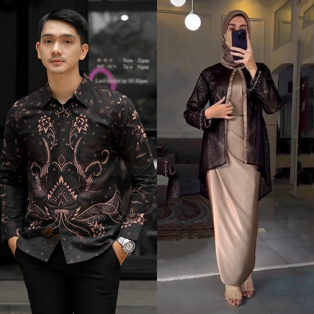 Jual AZKANA BATIK SPESIAL FURING - BATIK COUPLE KEBAYA MODERN ONESET ...