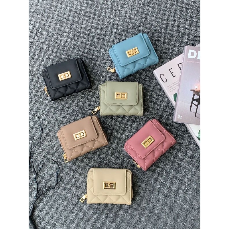 Jual DOMPET MINI ALVENIA BORDIR /DOMPET LIPAT NOLA VIRAL/NAZELA BORDIR ...