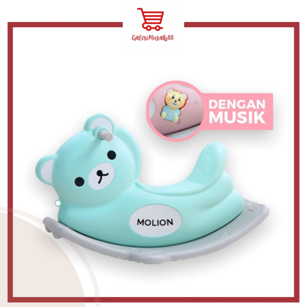 Jual Molion Rocking Horse Jungkat Jungkit / Mainan Kuda Kudaan Anak / M1001/ M1002/ M1003 ...