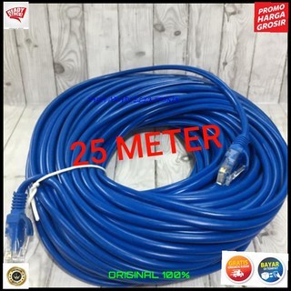 Jual G567 ORIGINAL KABEL LAN RJ45 25 METER CAT5 UTP INTERNET WIFI ...
