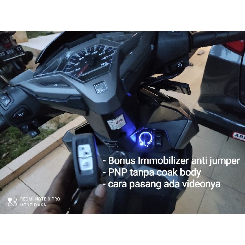 Jual keyless Honda PCX untuk motor new beat Vario Genio Scoopy PNP ...