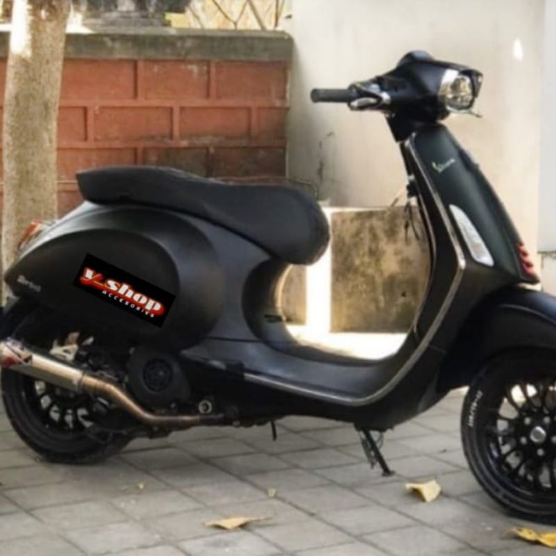 Jual Sarung Cover Kulit Jok MBtech Karbon Piaggio Vespa Matic Sprint ...