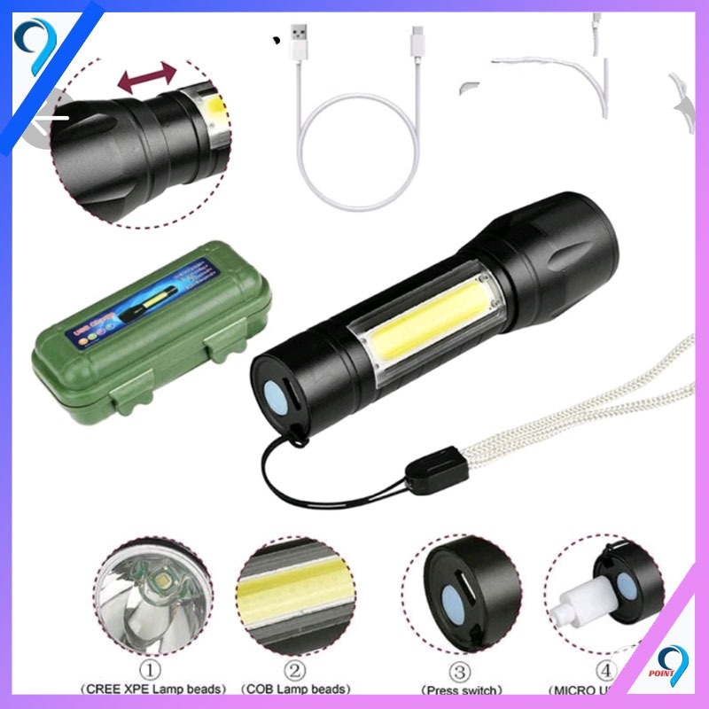 Jual SENTER SWAT MINI LED ZOOM SUPER TERANG / SENTER MINI SUPER TERANG | Shopee Indonesia
