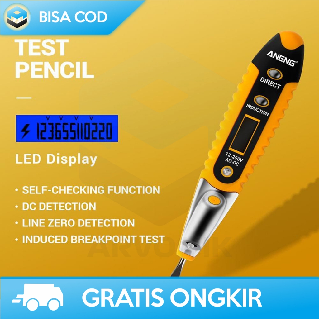 Jual TESPEN LISTRIK SENSOR VOLTAGE PENGUKUR ARUS LISTRIK CEK KABEL ...
