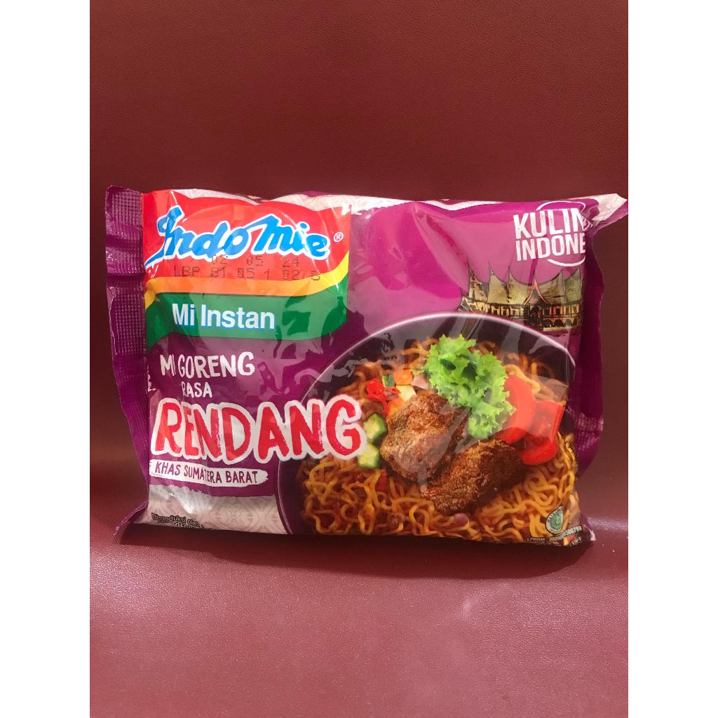 Jual Indomie Goreng Rendang 91g - Mie Instant Rasa Rendang Indomie ...