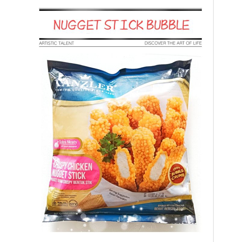 Jual KANZLER NUGGET STICK CRISPY BUBBLE 450G | Shopee Indonesia
