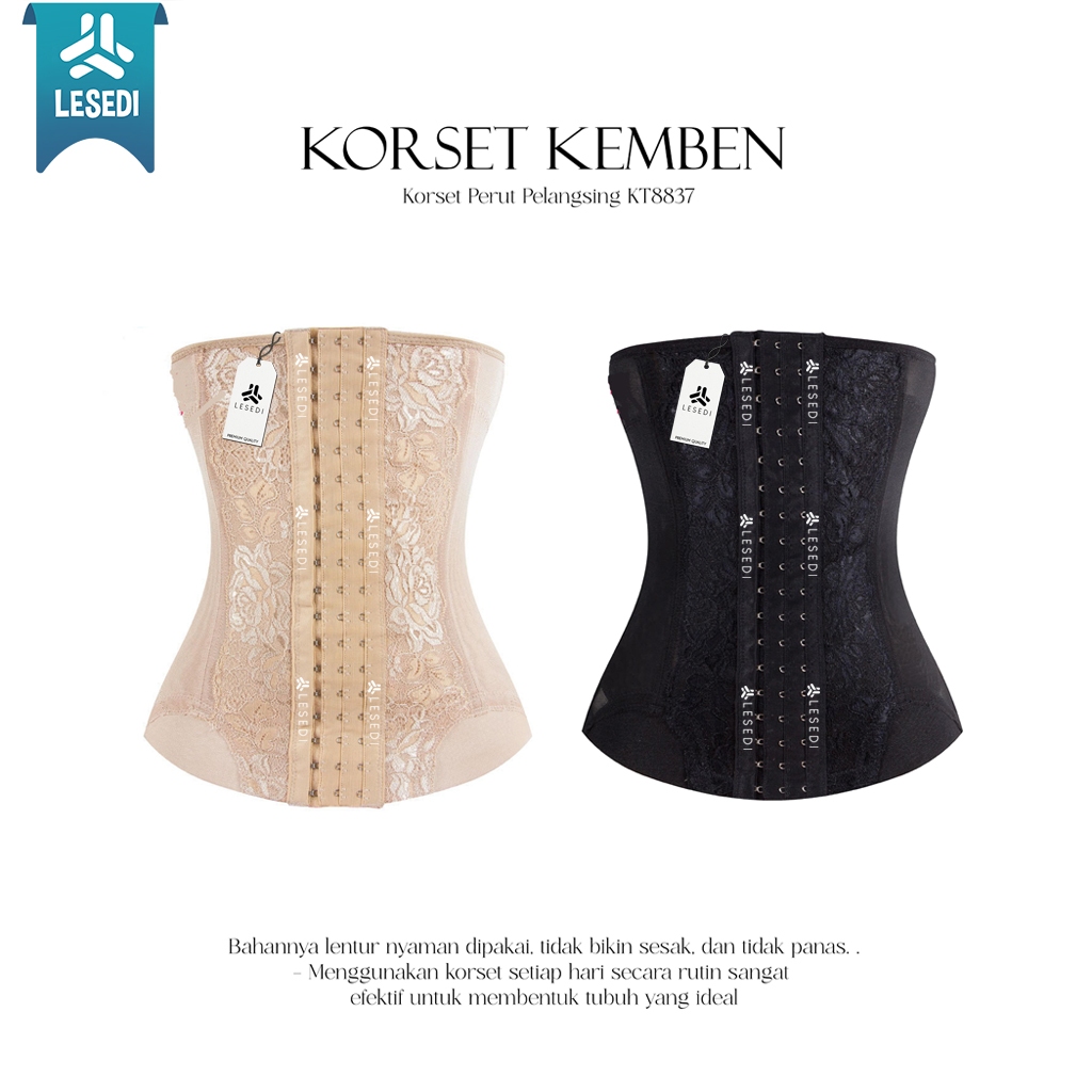 Jual LESEDI Korset Pelangsing Perut Pinggang Wanita Korset Pelangsing ...