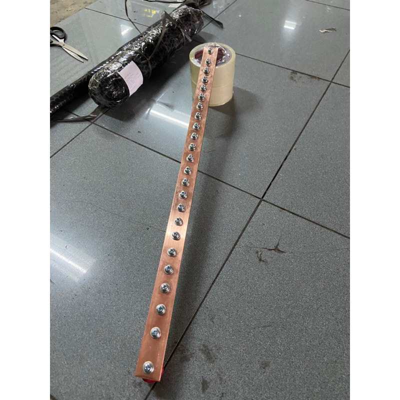 Jual busbar tembaga custom 8mm x 30mm x 1300mm | Shopee Indonesia